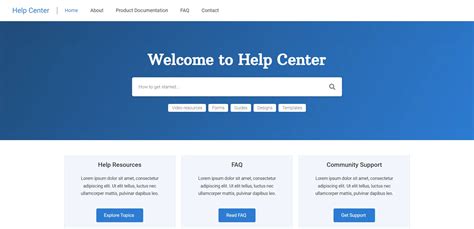 Help Documentation Wordpress Website Template