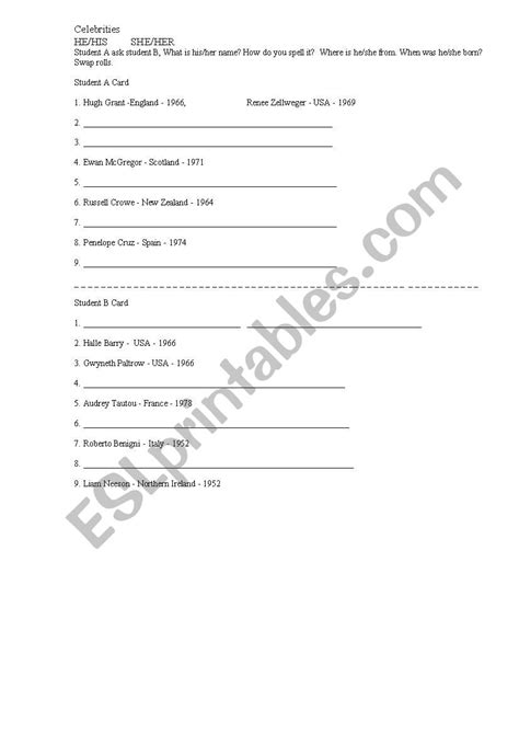 Speaking Possessive Adjectives Esl Worksheet By Mistermopar