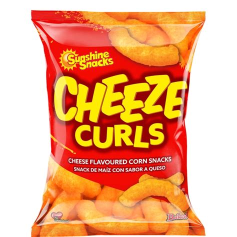 Sunshine Snacks Cheeze Curls 33g Carib Import And Export Inc