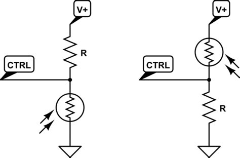 PWM Regulated By A LDR The Darker It Is Outside The Darker Are The LEDs Electrical