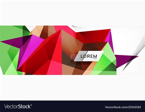 Science Background Abstract Triangle Pattern Vector Image