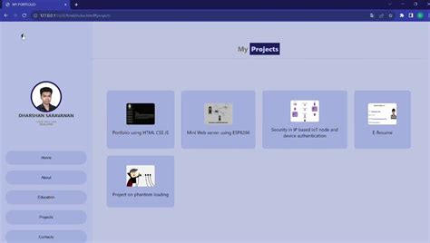 dharshan saravanan on linkedin webdevelopment portfolio html css