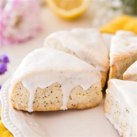 Lemon Poppy Seed Scones Sugar Spun Run
