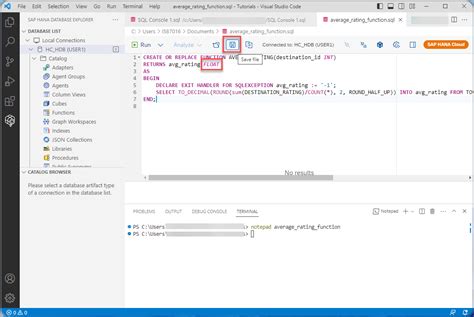 Use The Sap Hana Database Explorer Extension Sap Tutorials