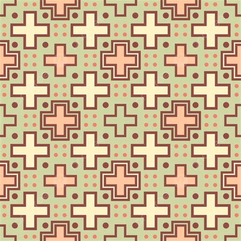Vector Geometric Seamless Pattern Background Seamless Line Brown Background Image And