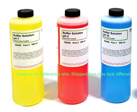 Buffer Solution Ph 4 7 10 Color Coded Laboratory Grade 500 Ml Each Cat Ldx 334 9713kit