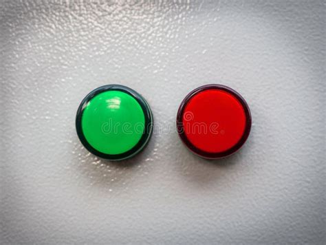 Green And Red Switch Buttons Template Stock Image Image Of Glossy