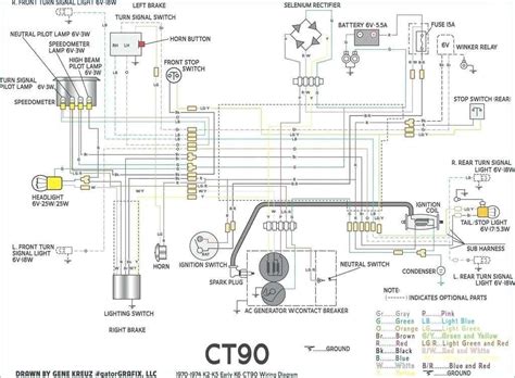 Honda S90 Electrical Schematic