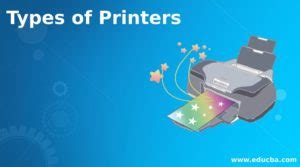 Types Of Printers A Quick Glance Of 7 Different Types Of Printers