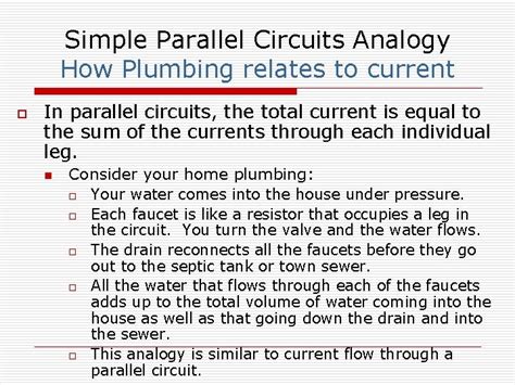 Simple Circuits Kirchoffs Rules Parallel Circuit Series Circuit