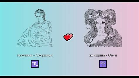 Скорпион мужчина ♏ и Овен женщина ♈ 💕 совместимость знаков зодиака
