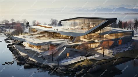 Premium Ai Image Expressing Staggered Distribution Architectural Sections