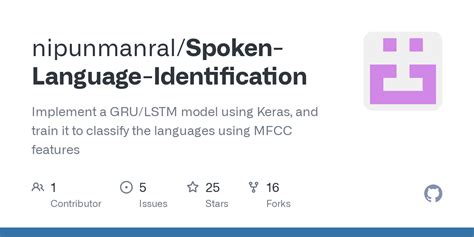 Github Nipunmanral Spoken Language Identification Implement A Gru