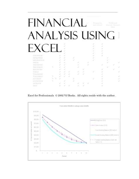 Financial Analysis Using Excel 2002 Pdf Pdf Room