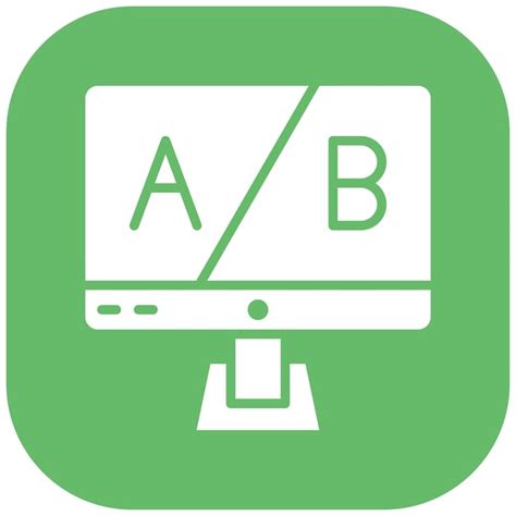 premium vector ab testing vector illustration style