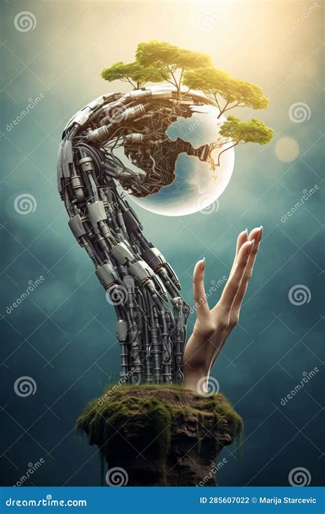 Machine Learning And Machine Learning In Bioinformatics Concept Stock Illustration