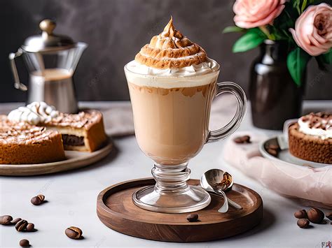 런던 시내 카페의 테이블에 커피와 케이크 커피와 케이크 클립 아트 커피와 케이크 수채화 커피 배경 일러스트 및 사진 무료