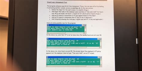 this program enhances payroll vis from assignment