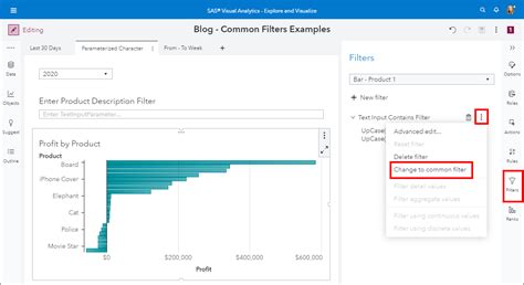 Using Common Filters In Sas Visual Analytics Sas Users
