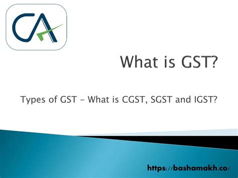 PPT What Is GST Types Of GST PowerPoint Presentation Free Download ID 10405975