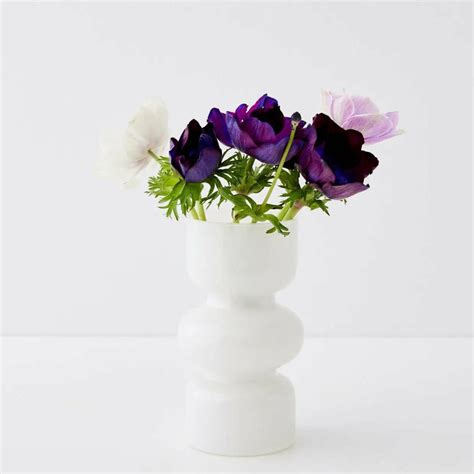 Vases And Vessels Gigiandtom Bobble Glass Vase Milky White • Gigiandtomshop