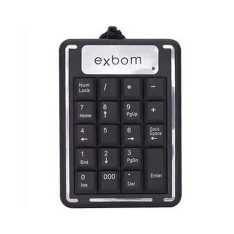 Teclado Numérico Usb Bk N20 Exbom Mercadolibre