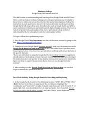 Google Earth GIS Lab Docx Elmhurst College Google Earth GIS Introduction Lab This Lab