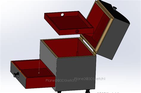 Cool Jewelry Box Solidworks 3d Cad Model Grabcad