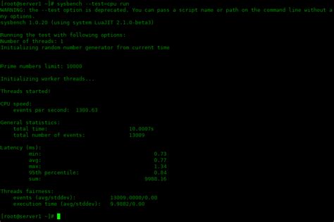 使用 Sysbench 进行 Linux 性能测试 使用 Sysbench 进行 Linux 性能测试