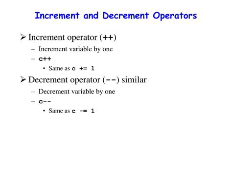 Ppt Assignment Operators Powerpoint Presentation Free Download Id6228293