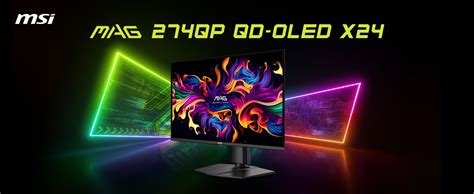 Msi Mag 274qp Qd Oled X24 27 Inch Wqhd Gaming Monitor 2560