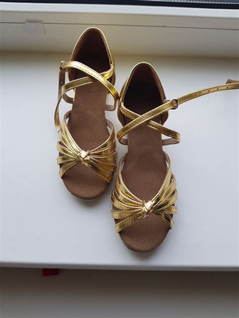 Туфлі для бальних танців золото є розміри — ціна 825 грн у каталозі Туфлі Купити дитячі речі за