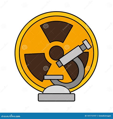 Microscope Radiation Science Stock Vector Illustration Of Science