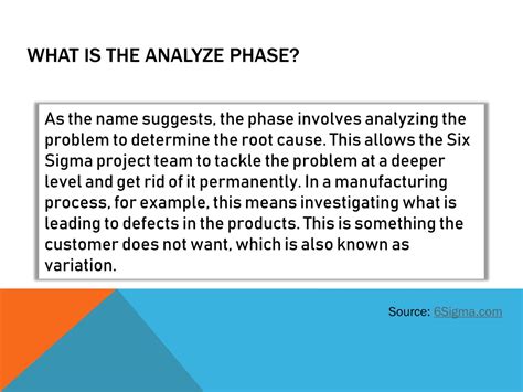 Ppt Analyze Phase Of A Six Sigma Dmaic Project Powerpoint Presentation Id 10599898