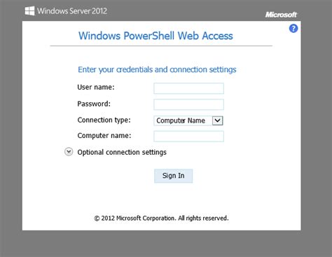 Windows Server 2012 Introduzione A Powershell Web Access Windowserverit