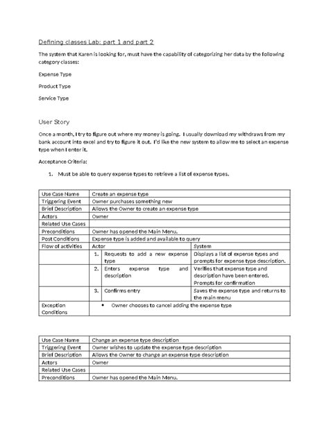 Defining Classes Lab Psw Defining Classes Lab Part 1 And Part 2 The System That Karen Is