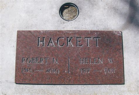 Robert Nelson “bob” Hackett 1915 2010 Find A Grave Memorial