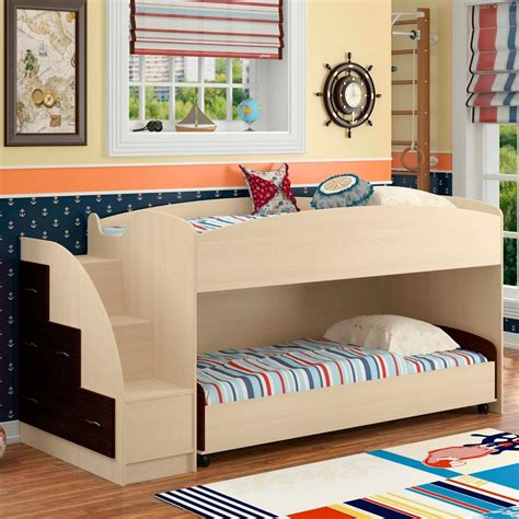 ᐉ Ліжко двоярусне K 062 243х94х115 см Венге світлий Венге темний • Краща ціна в Києві Україні