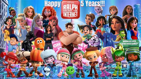 Happy 5 Years Ralph Breaks The Internet 1 By Dipperbronypines98 On Deviantart