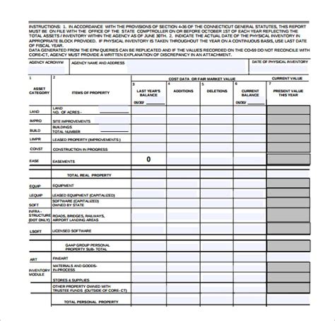 FREE 22 Sample Inventory Reports In PDF MS Word Google Docs