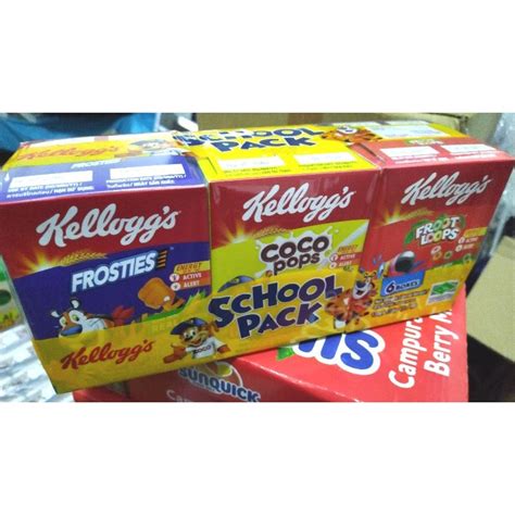 Kellogs School Pack 6 Boxes 170g Shopee Malaysia