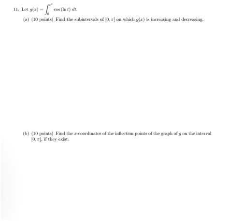 Let G X Ex Ln T D T A Points Find The StudyX