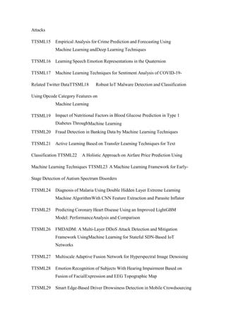 MachineLearningprojectlist NexgenTechnology PDF