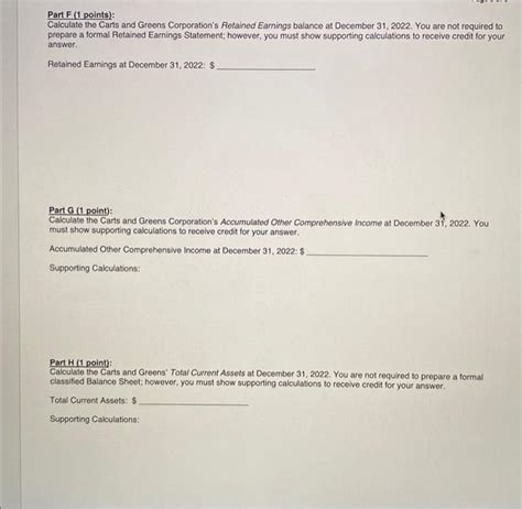 Solved Part C 1 Point Calculate The Income From