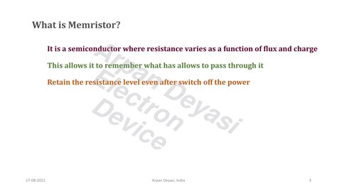 PPT Memristor PowerPoint Presentation Free Download ID 11339626