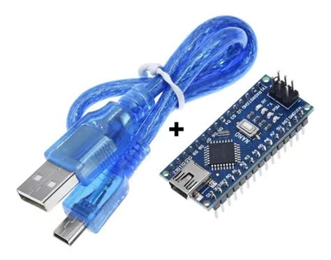 Placa Nano V3 Com Cabo Usb Compatível Com Arduino MercadoLivre
