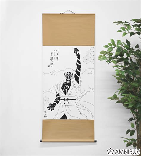モノノ怪 薬売りハイパーver 掛け軸 茶 Amnibusアムニバス