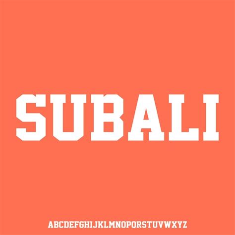 Premium Vector Urban Font Alphabet Vector Set