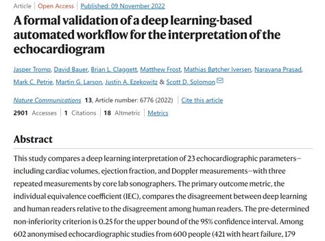 ai for echocardiography using deep learning to provide ai echo