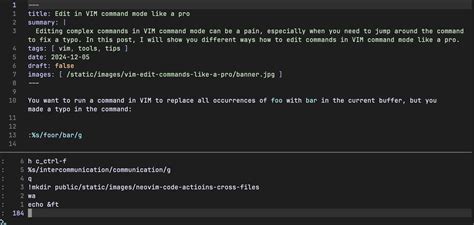 Edit In Vim Command Mode Like A Pro Kezhenxu94s Blog